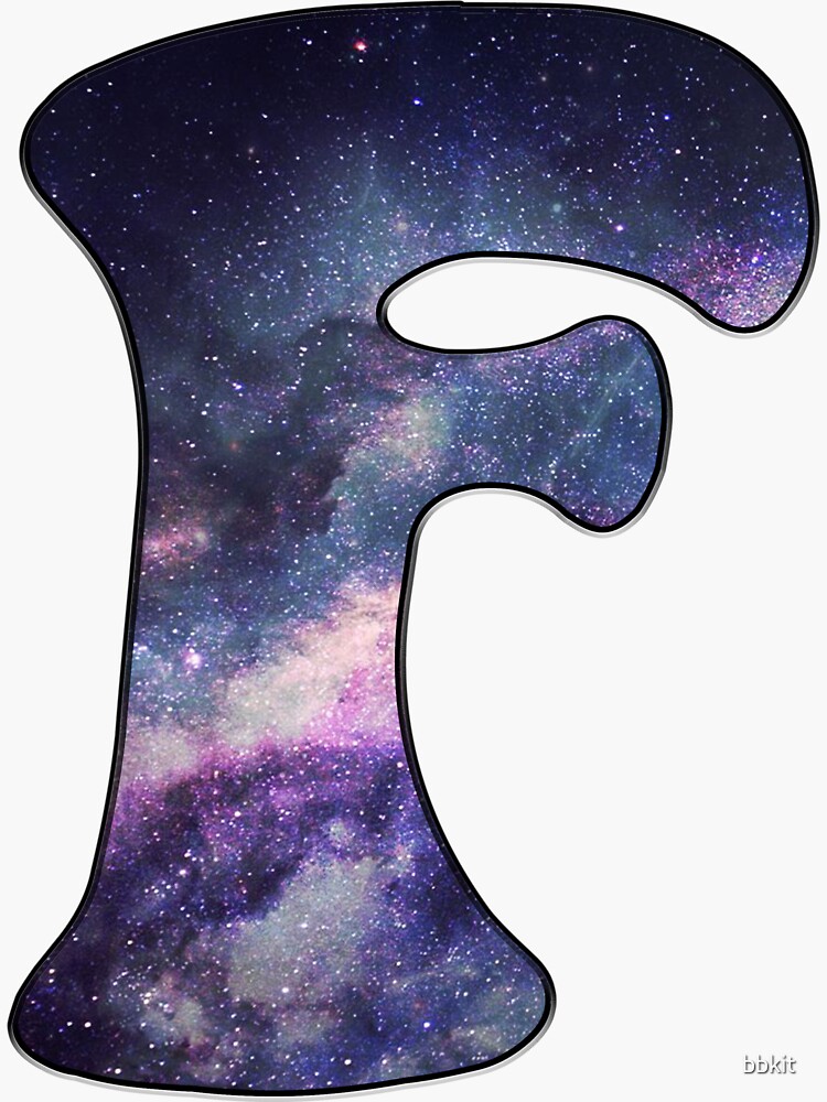 "the first letter of name / F" Sticker for Sale by bbkit | Redbubble