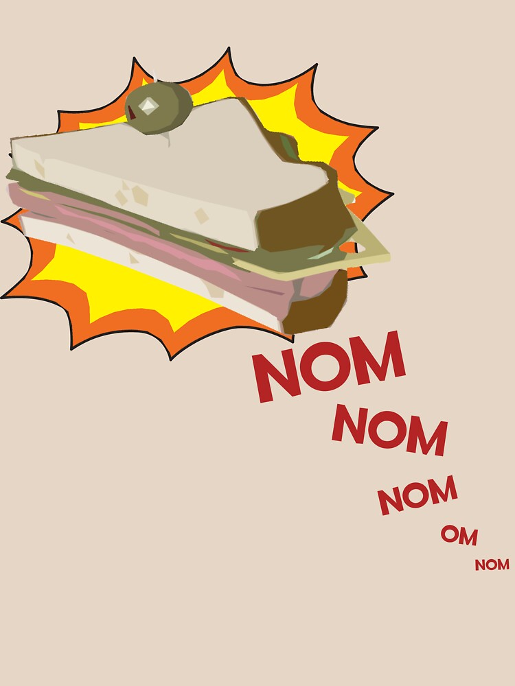 "Sandvich Make Me Strong!" T-shirt for Sale by MegaGalactus | Redbubble ...