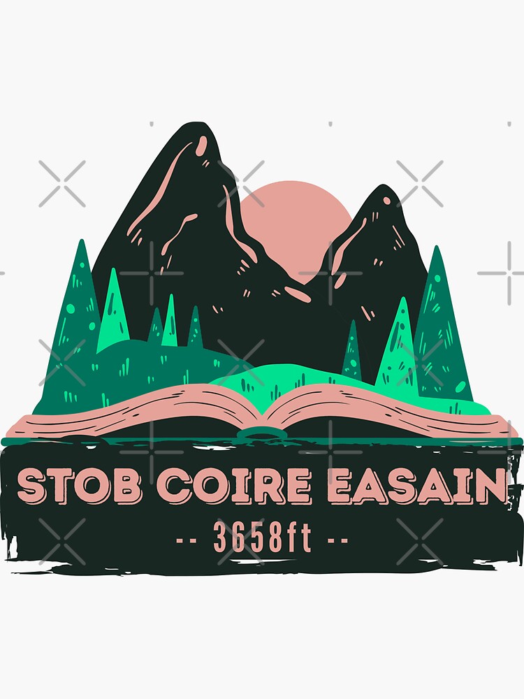 "Stob Coire Easain - Munro Bagging - Easains - Peak Bagger" Sticker for ...