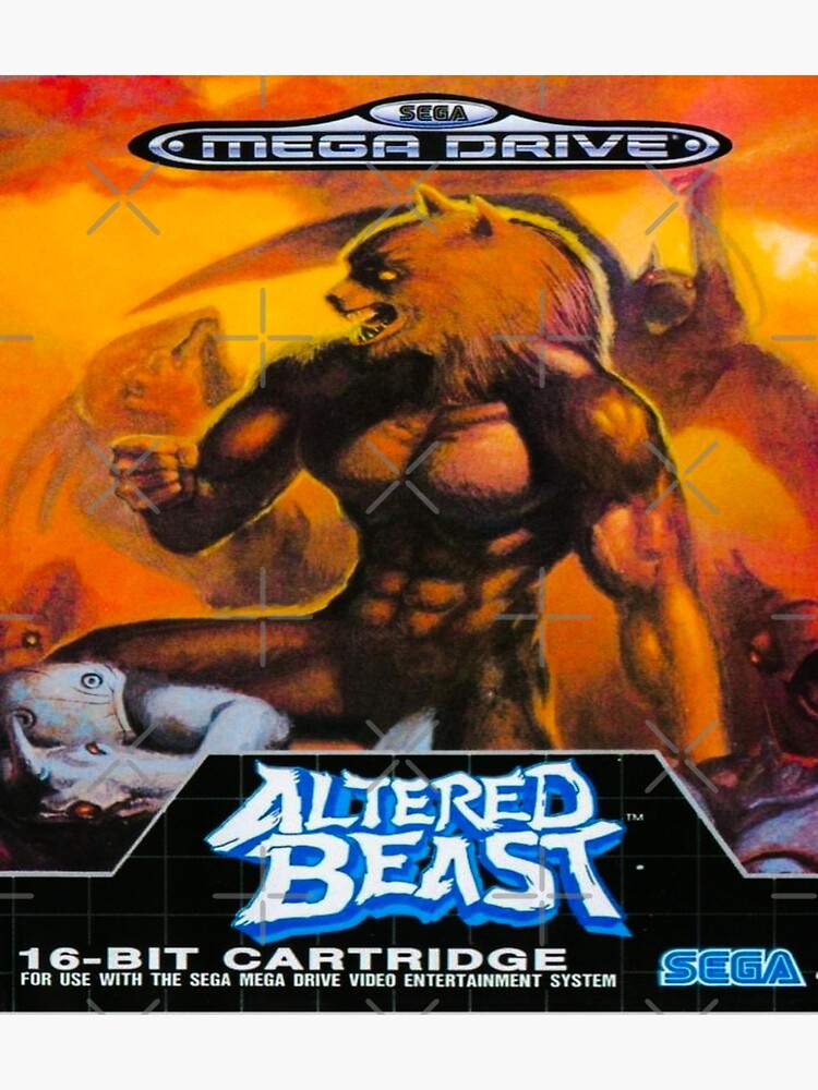 Póster «Videojuego Altered Beast Mega drive» de Loubie2 | Redbubble