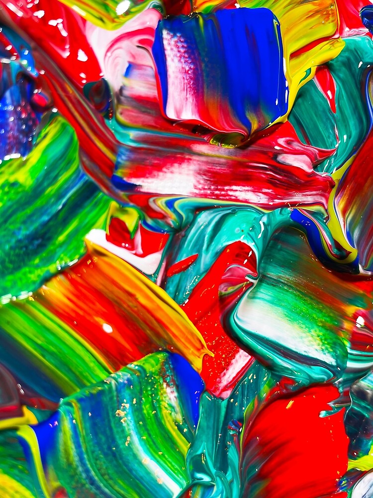 "Messy Paint" Poster for Sale by uggoff | Redbubble