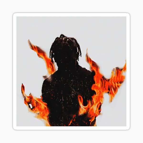 "Travis scott" Sticker by Hypesavage | Redbubble