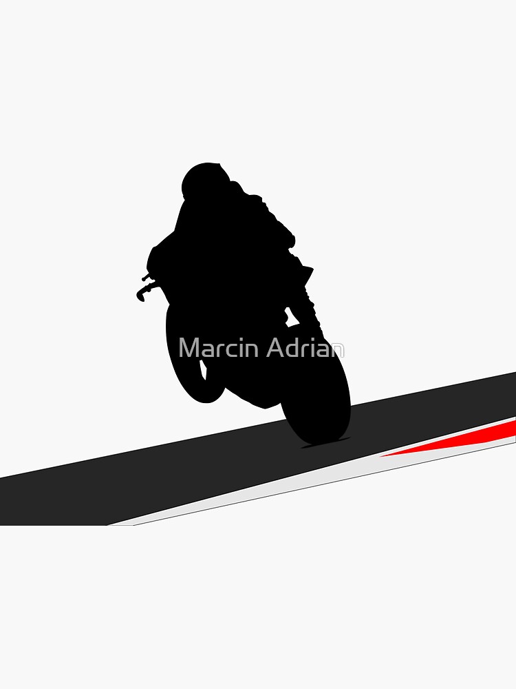 "Motorcycle cyclist, Moto GP Superbike biker on the race track, ISLE OF ...