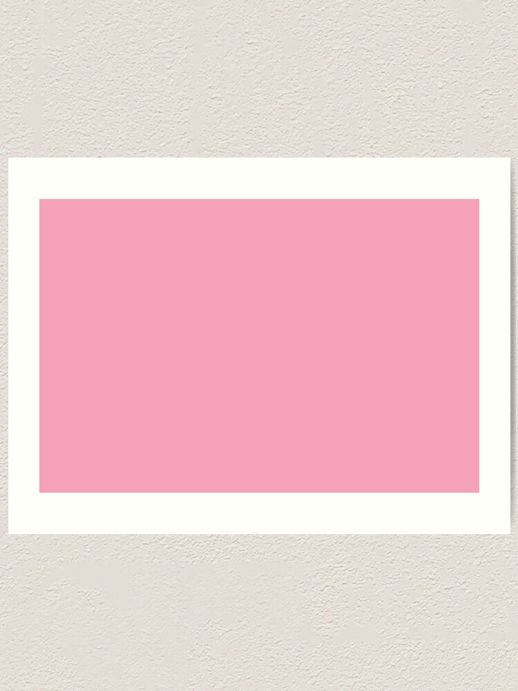 "Pastel Pink Solid Color Pantone Prism Pink 14-2311 Accent to Color of ...