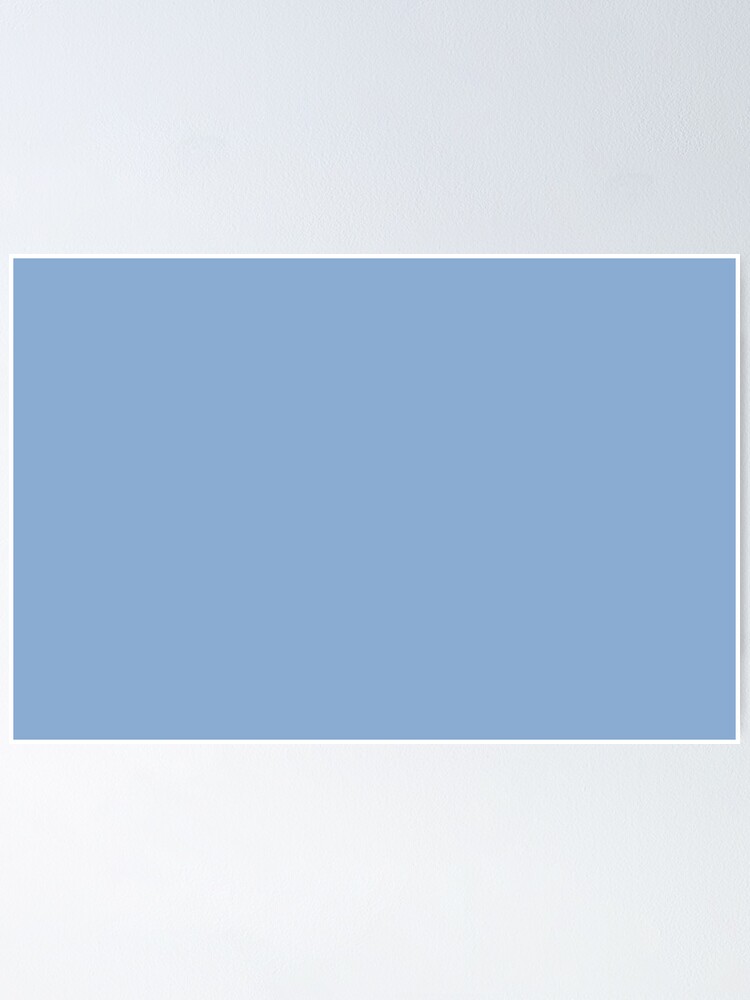 "Blue Solid Color Pantone Placid Blue 15-3920 Accent to Color of the ...