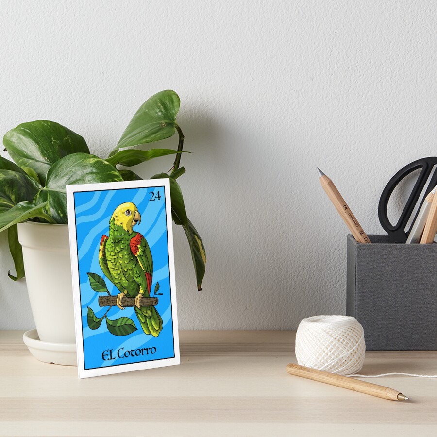 Lámina rígida «El Cotorro tarjeta de lotería mexicana» de CecyLL ...