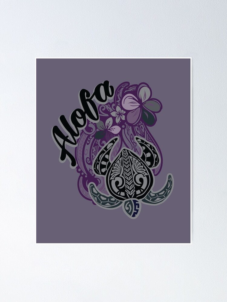 "Samoan Alofa Spirit Badge " Poster for Sale by sunnthreads | Redbubble