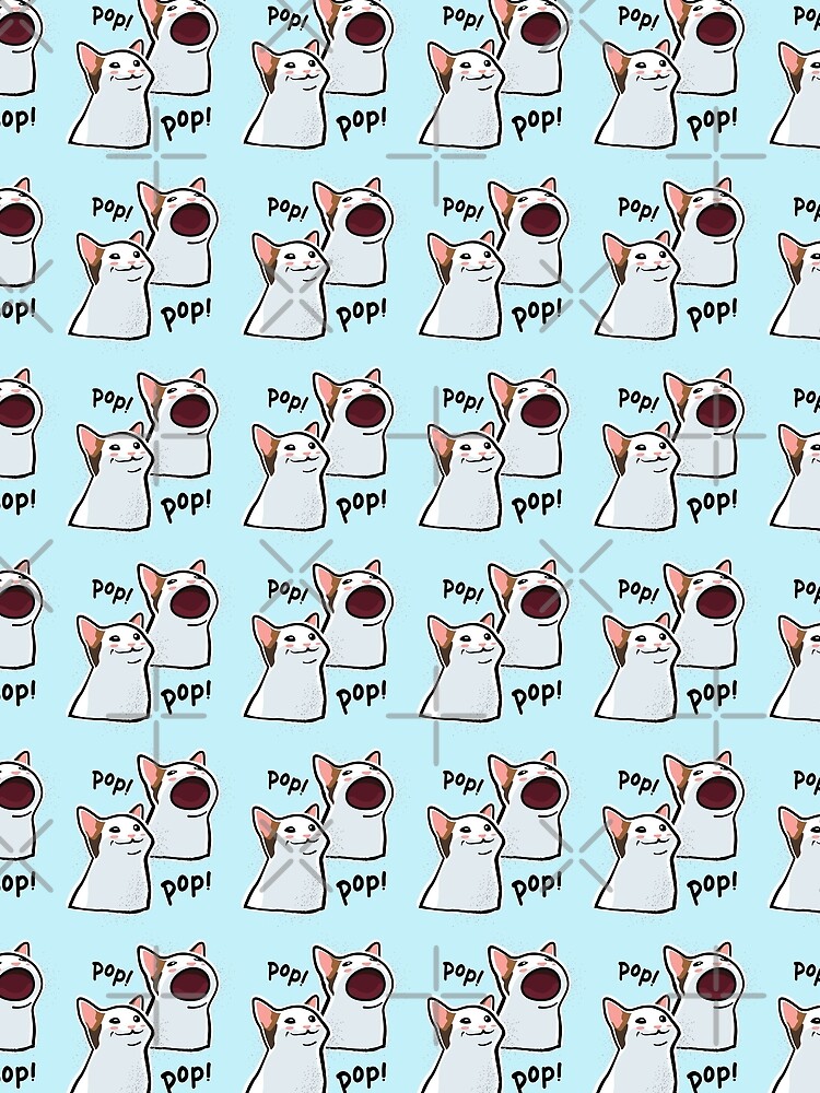 "Pop Cat Meme / PopCat / Popping Cat" Scarf by coolintent | Redbubble