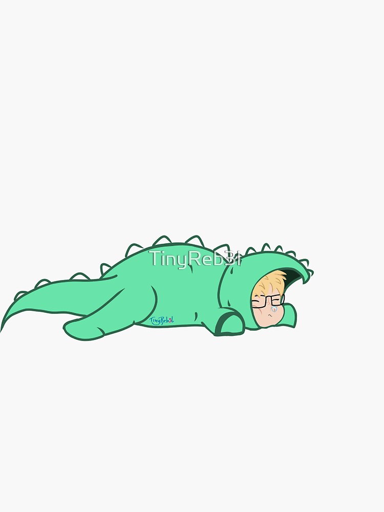 "Dino Tsukki" Sticker for Sale by TinyReb3l | Redbubble