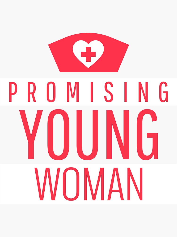 "Promising Young Woman" Sticker by LiaBristol | Redbubble