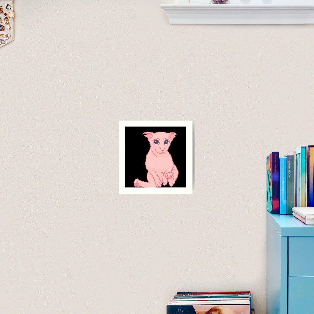"Bingus cat pixel art" Art Print by Geempah | Redbubble