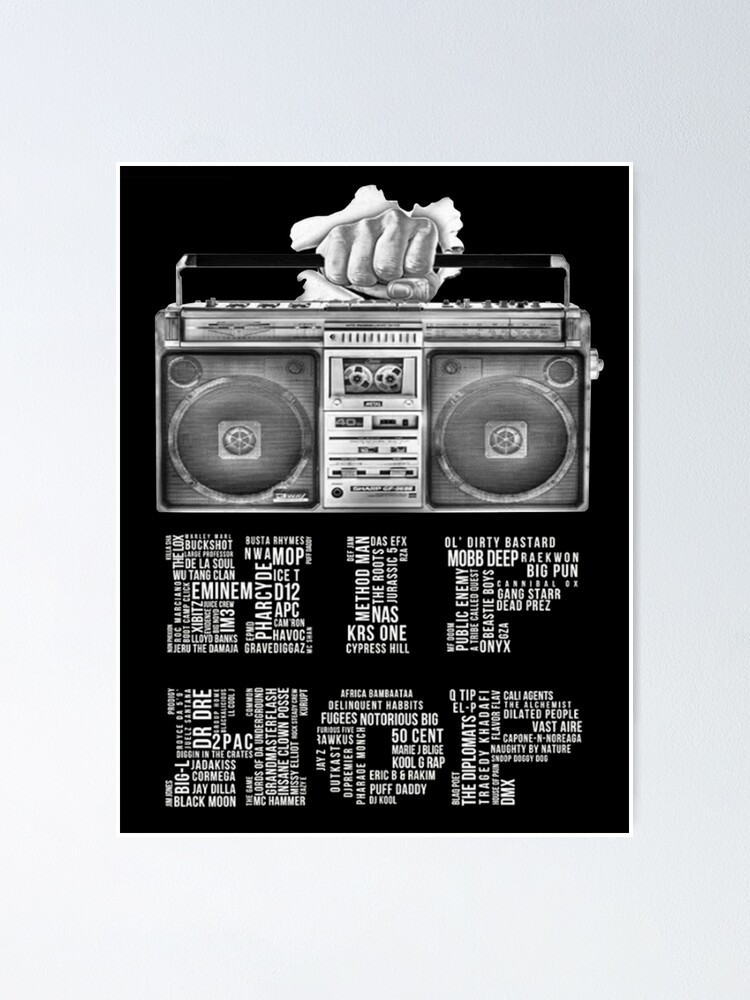 "Hip Hop Icons " Poster for Sale by NorthernSoulz | Redbubble