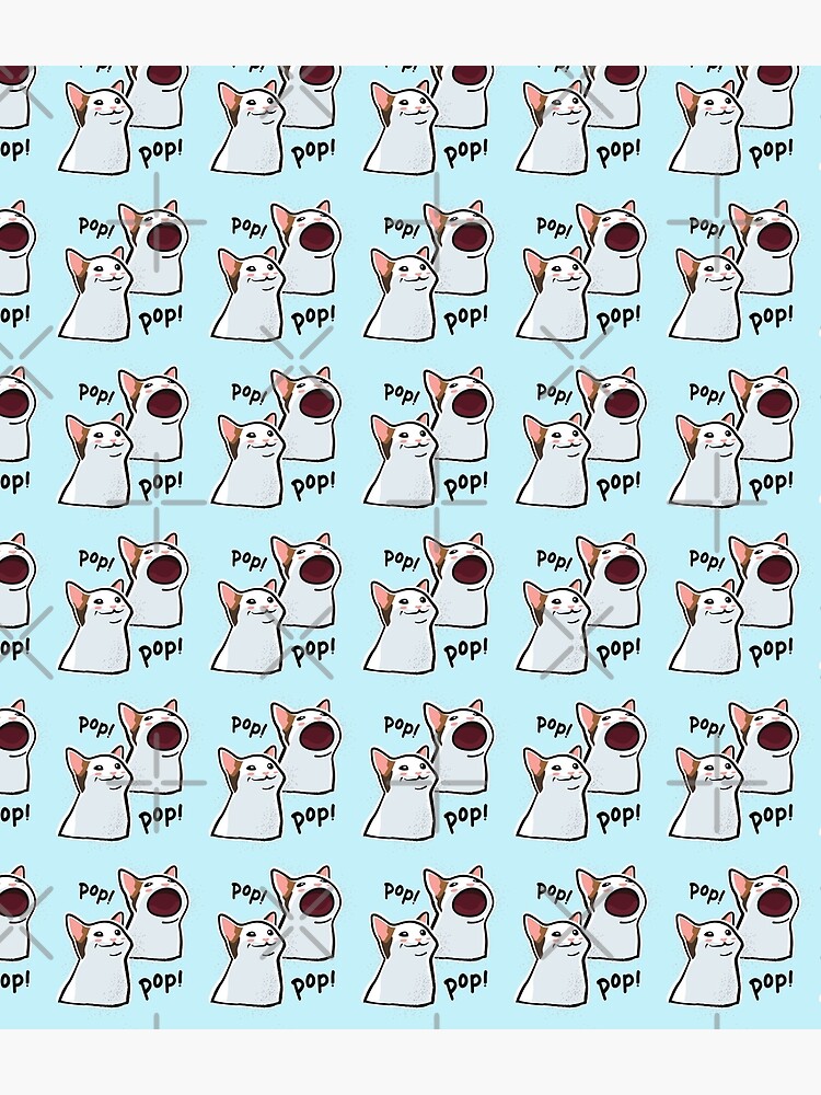 "Pop Cat Meme / PopCat / Popping Cat" Backpack for Sale by coolintent ...