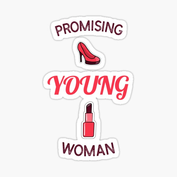 "Promising Young Woman" Sticker for Sale by LiaBristol | Redbubble