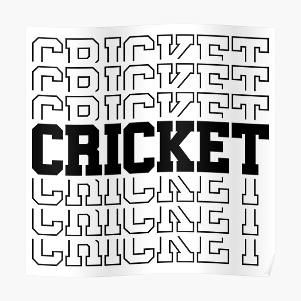 Cricket Lover Posters | Redbubble