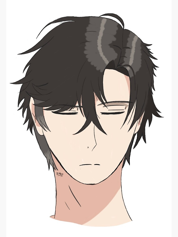 "Jumin Han Sleeping" Sticker by peachfridges | Redbubble