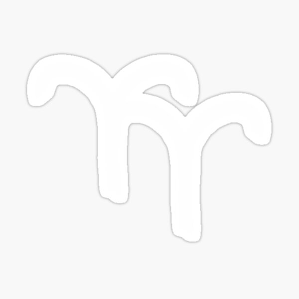 Aries And Aries Combined Zodiac Signs Double Horoscope Symbols In