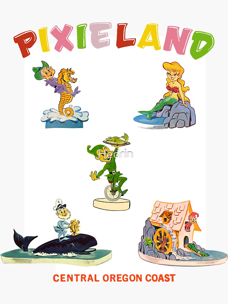 "Pixieland Multi-Pixies" Sticker by Hedrin | Redbubble