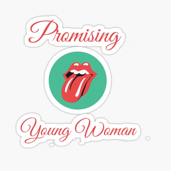 "Promising Young Woman" Sticker for Sale by StoicHero | Redbubble