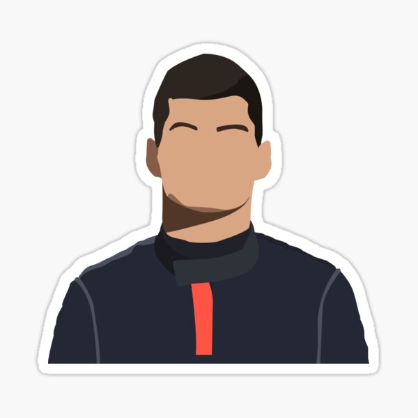 "Max Verstappen Vector Illustration" Sticker by AlfredDesigns | Redbubble