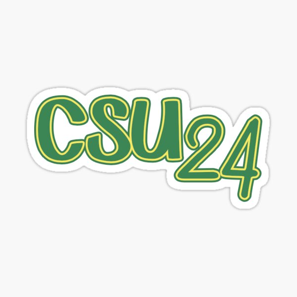 "CSU '24" Sticker by Megan-Kendall | Redbubble