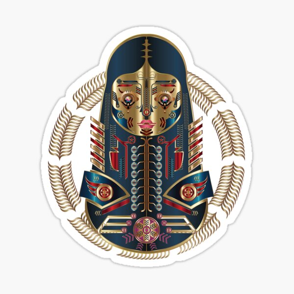 "Matryoshka babushka Decorative Doll" Sticker by Nobiya | Redbubble