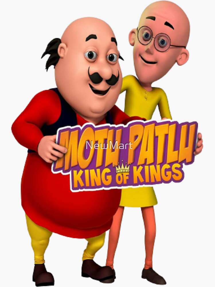"MOTU PATLU KING OF KING" Sticker for Sale by NewMart | Redbubble