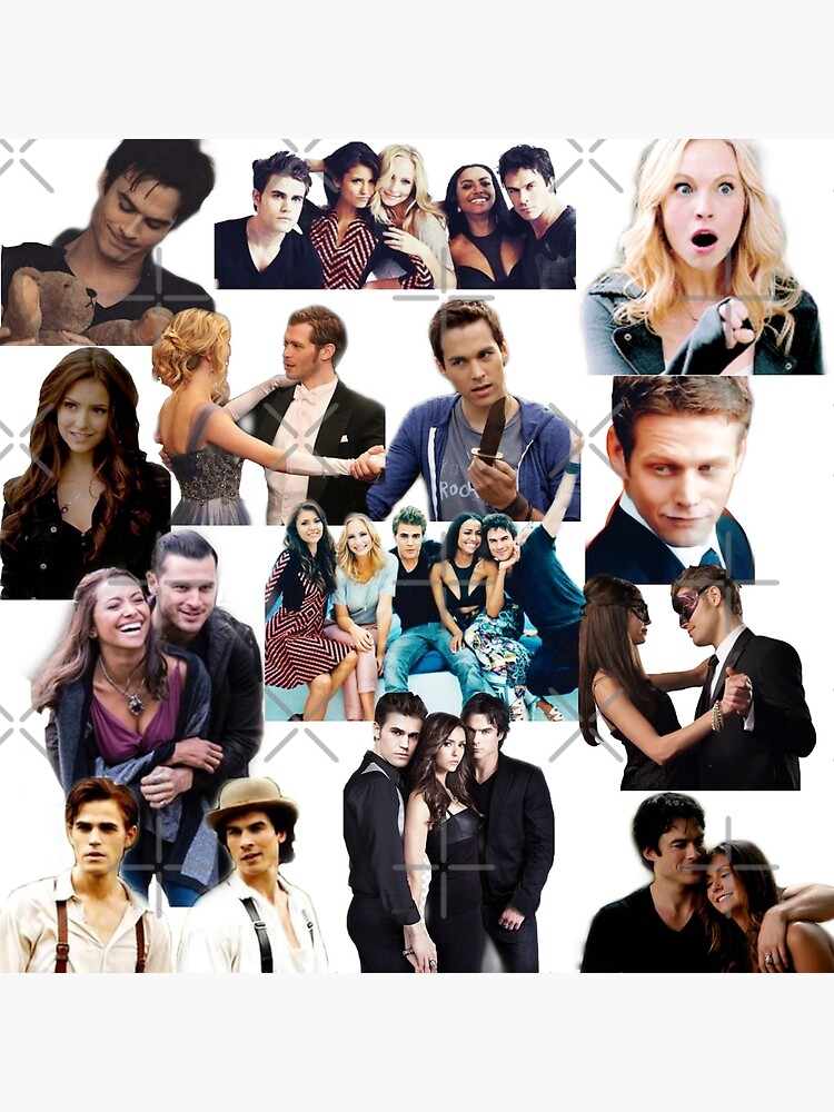 "TVD collage" Poster by hamidahxtahsin | Redbubble