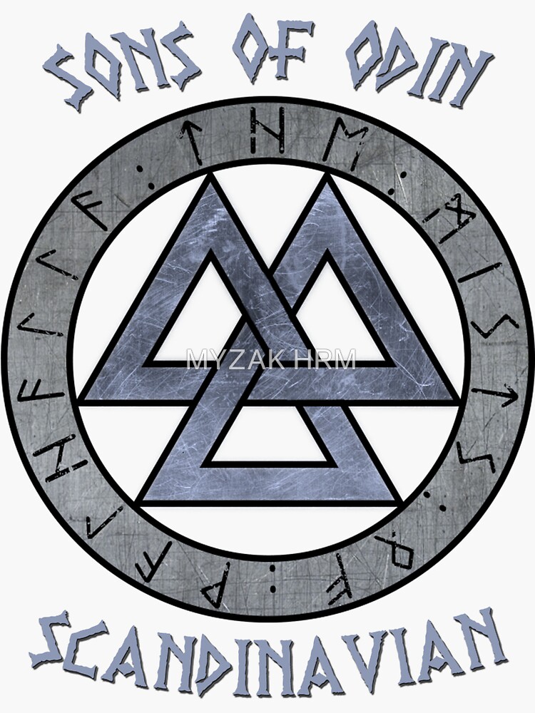 "Scandinavian sons of Odin" Sticker for Sale by Ouss-HRM | Redbubble