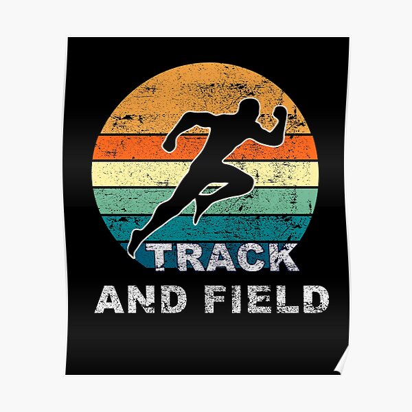 "Track and field / track & field funny / Running Motivation" Poster for ...