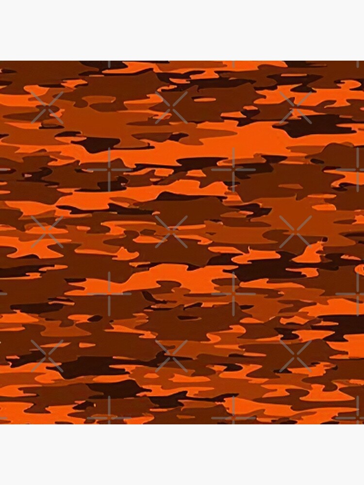 "Basic Camo (Flame)" Poster by MundaneVestment | Redbubble