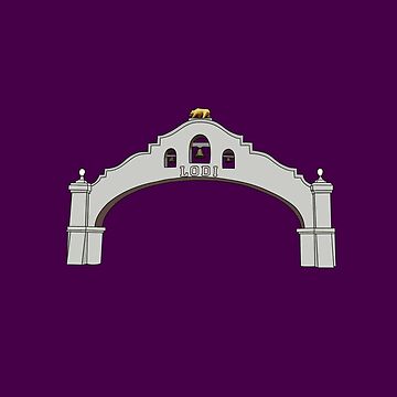"Lodi Arch" Sticker for Sale by jenessink | Redbubble