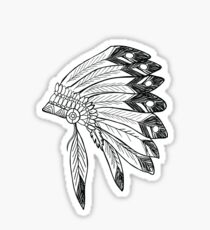 Apache Indian Stickers | Redbubble