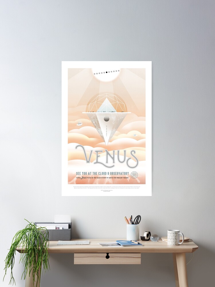 "Space Tourism Poster - Venus (Courtesy NASA/JPL-Caltech)" Poster for ...