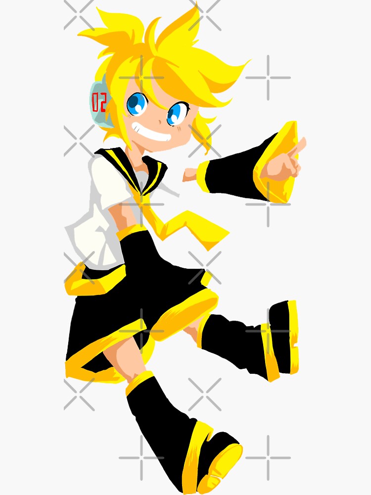 "kagamine len" Sticker by chilensisboy | Redbubble