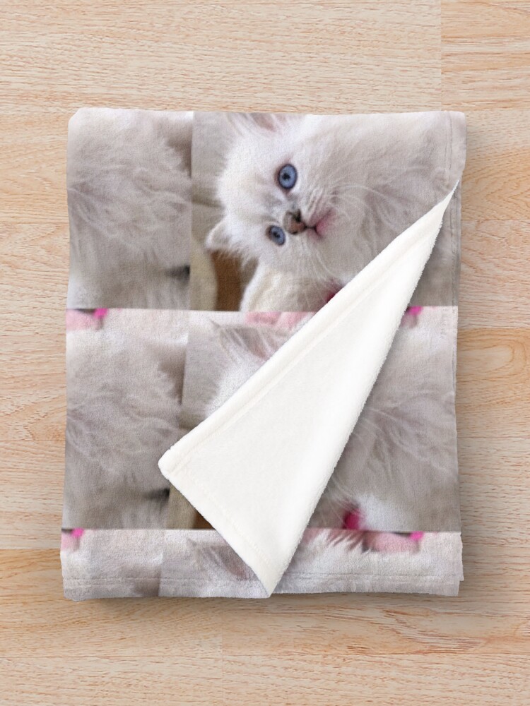 "Ragdoll kitten" Throw Blanket for Sale by Fluffycat2020 | Redbubble