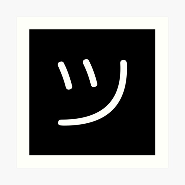 "Japanese Smiley Face" Art Print by Heedee-n-Seek | Redbubble