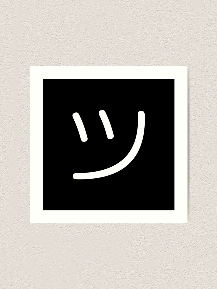 "Japanese Smiley Face" Art Print by Heedee-n-Seek | Redbubble