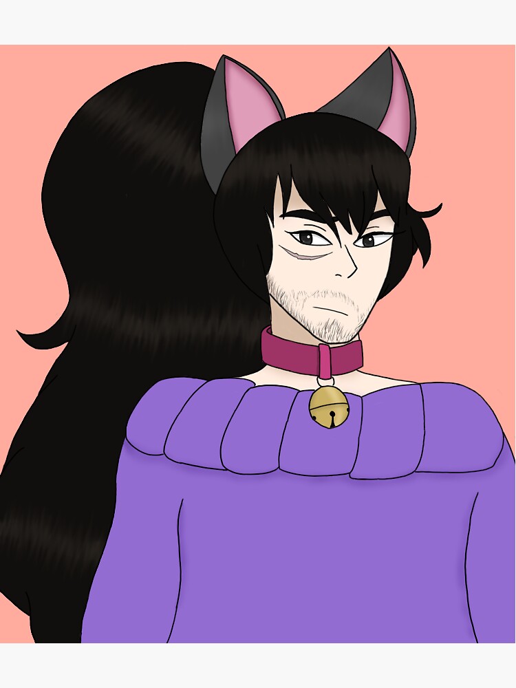 "Catzawa" Sticker for Sale by TotallyJuice | Redbubble