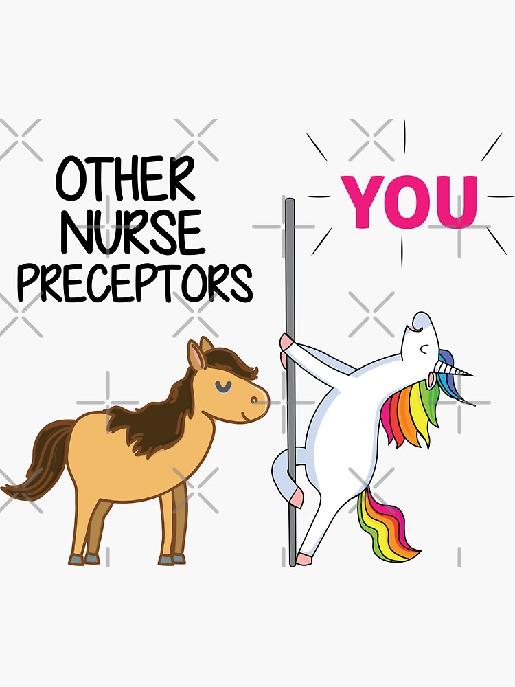 "Awesome Unicorn Gift For Nurse Preceptor " Sticker for Sale by smdimo ...