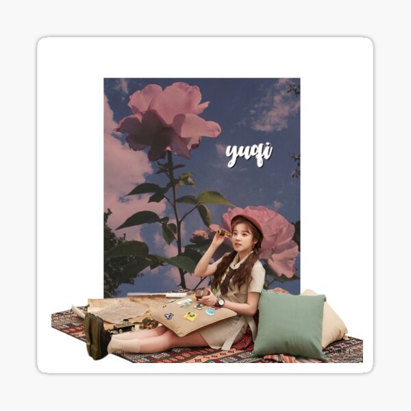 "GIDLE yuqi" Sticker for Sale by orlamoo | Redbubble