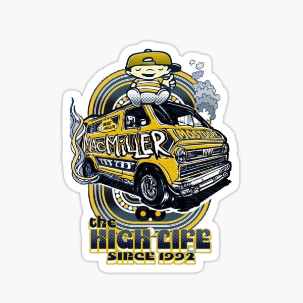"mac miller" Sticker by jinini | Redbubble