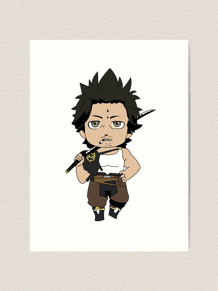 "Black Clover- Yami Sukehiro Chibi Cute Cool" Art Print by ...