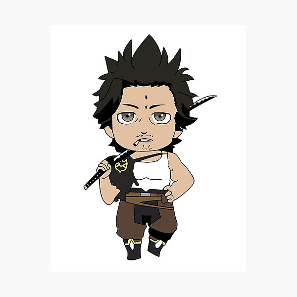 "Black Clover- Yami Sukehiro Chibi Cute Cool" Photographic Print by ...