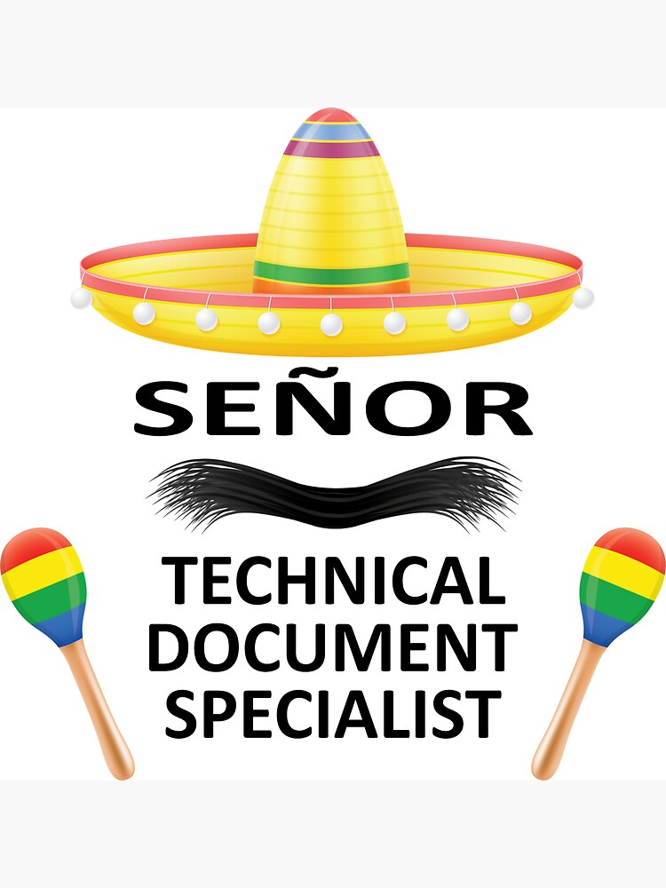 "Senior Technical Document Specialist" Sticker for Sale by ...
