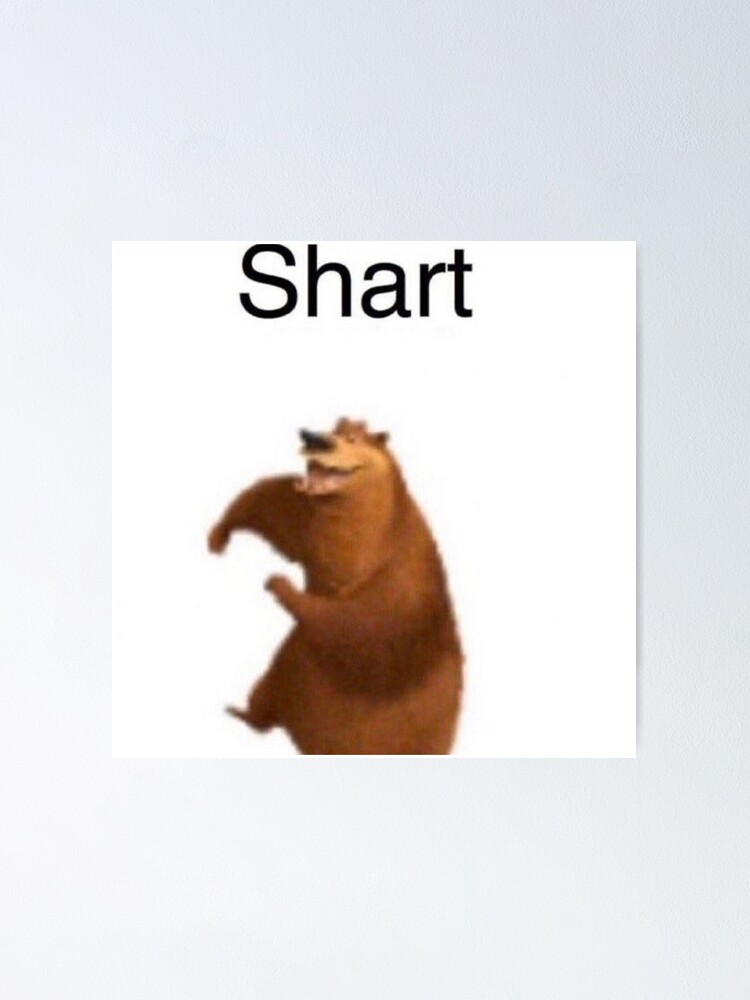 "Shart Bear" Poster for Sale by oharachic | Redbubble