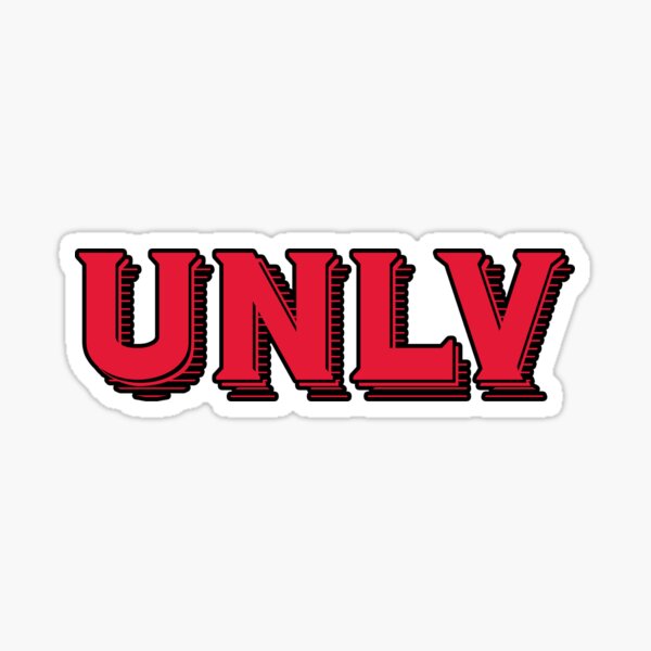 "unlv" Sticker for Sale by samanthaedelman | Redbubble