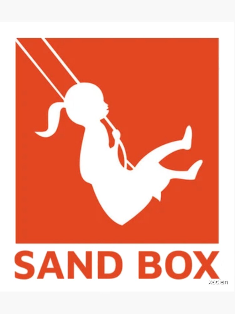 "Sandbox logo startup kdrama" Sticker for Sale by xacian | Redbubble