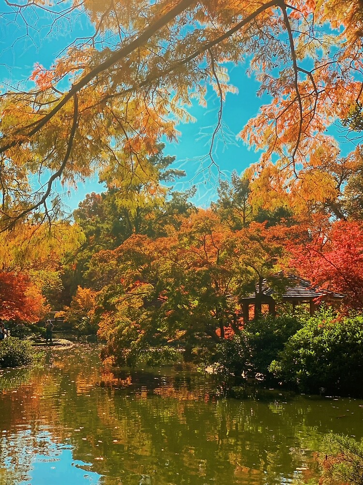 "Japanese Botanical Garden" Poster for Sale by m4ygnolia | Redbubble