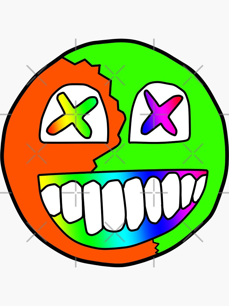 "Smiley "Fun Time"" Sticker by Tyler711 | Redbubble